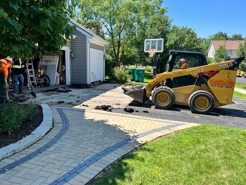 New driveway: Day 1 demo – JTOK Chatter