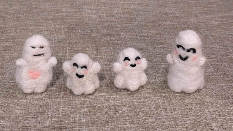 Felted Ghosts! – JTOK Chatter